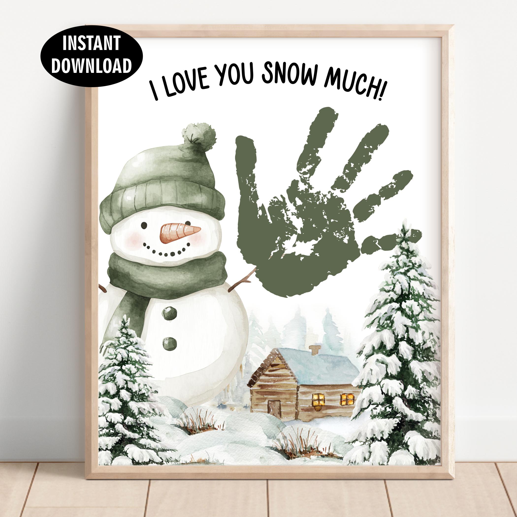 Snowman | Christmas Handprint Craft | Christmas Preschool Craft ...