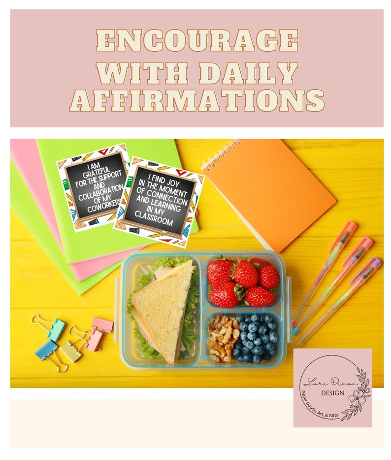 Printable Teacher Affirmation Card, Printable Affirmation Cards ...