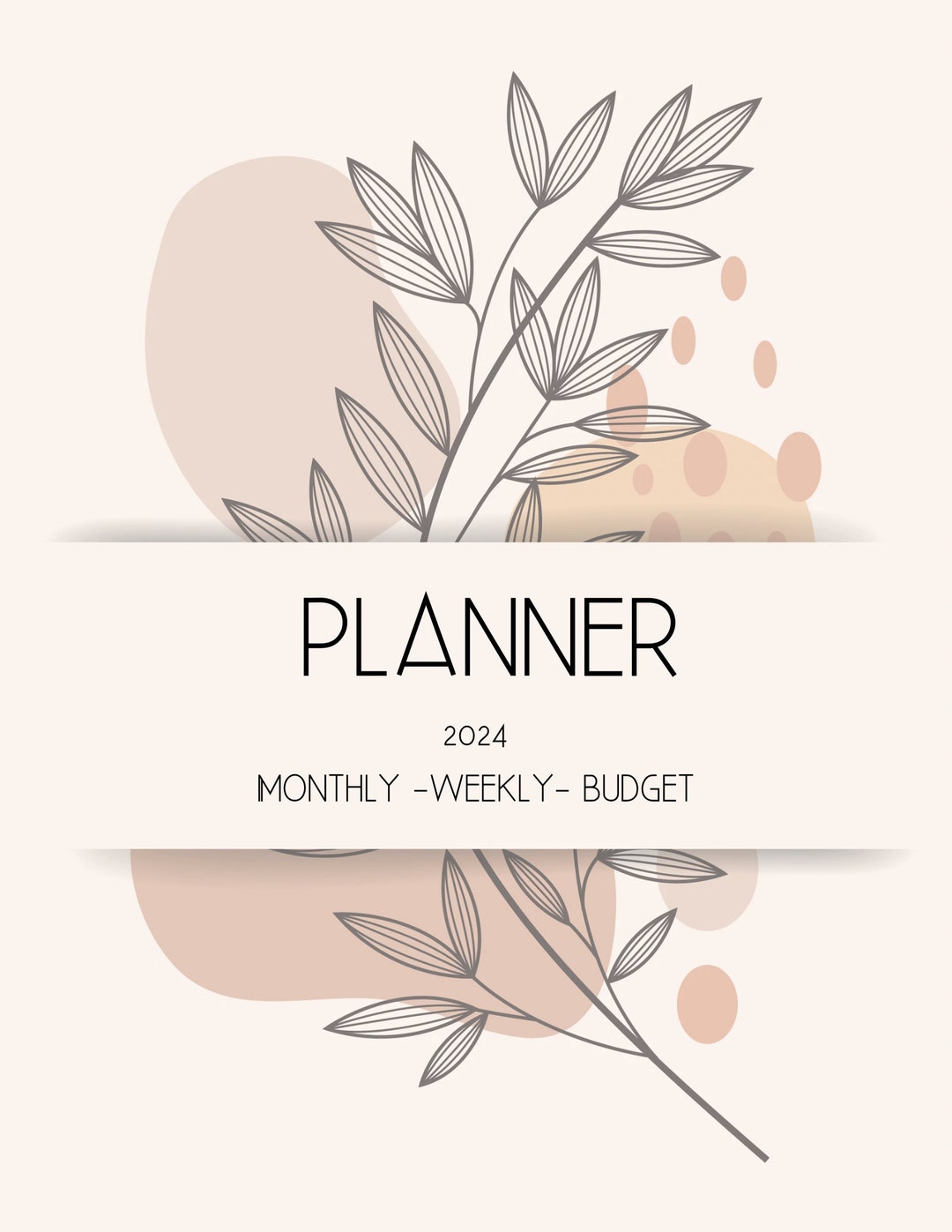 Digital Planner 2024 Monthly, Weekly, Budget - Etsy