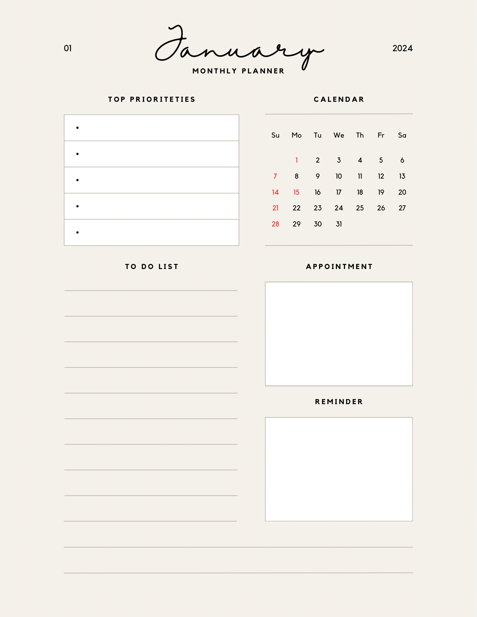 Digital Planner 2024 Monthly, Weekly, Budget - Etsy