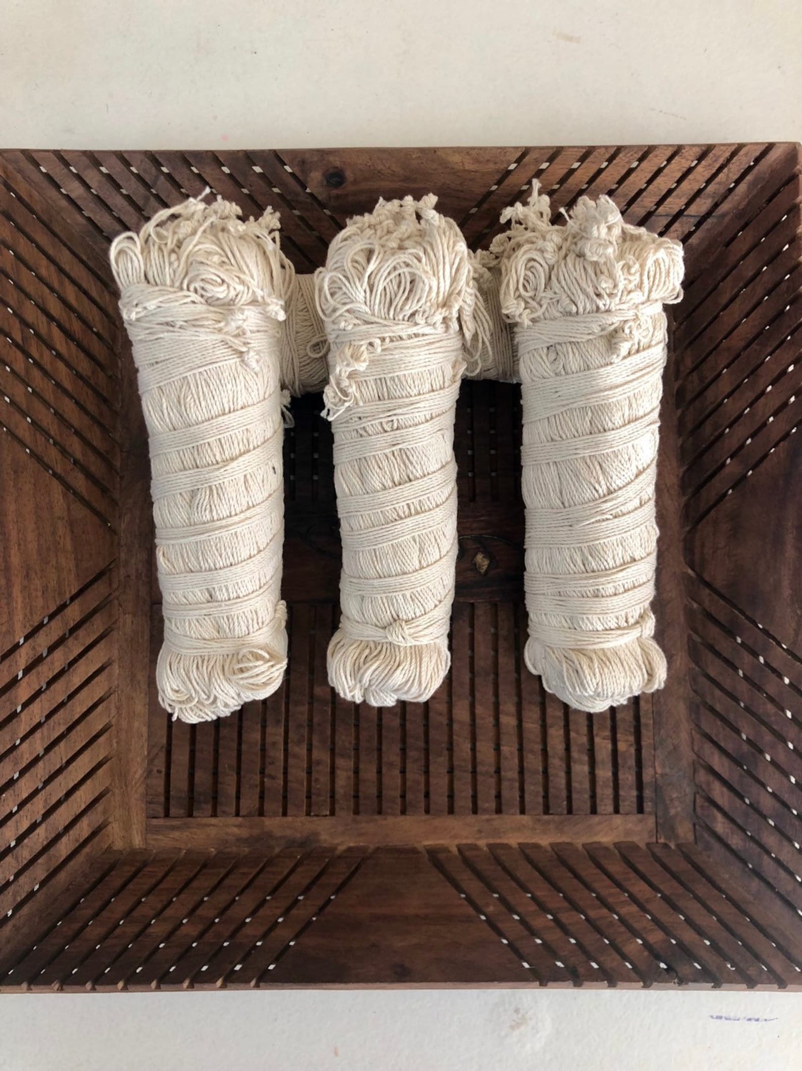 Pack of 1 Brahmin Thread Cotton White Hindu Sacred Thread | Etsy