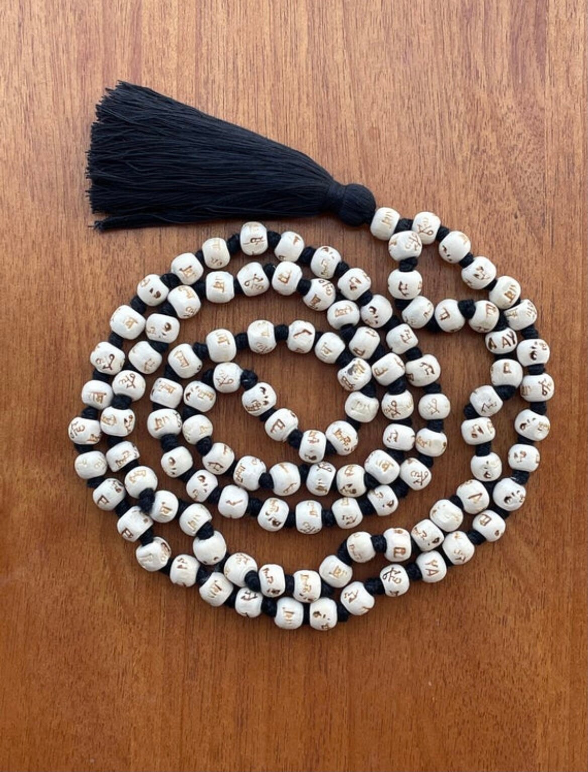 Japa mala bag with handmade 100% authentic Tulsi mala Hare | Etsy