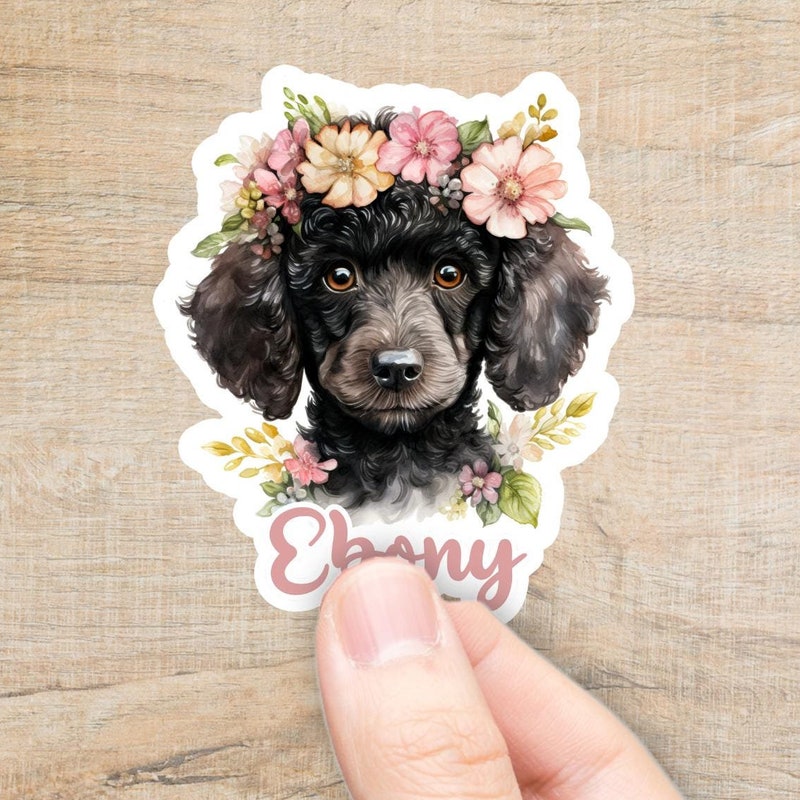 Poodle Sticker - Etsy