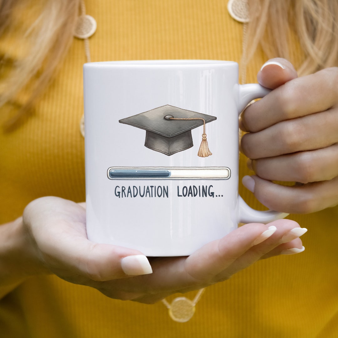 Personalized Graduation Mug, Graduation Loading, Personalized Message ...