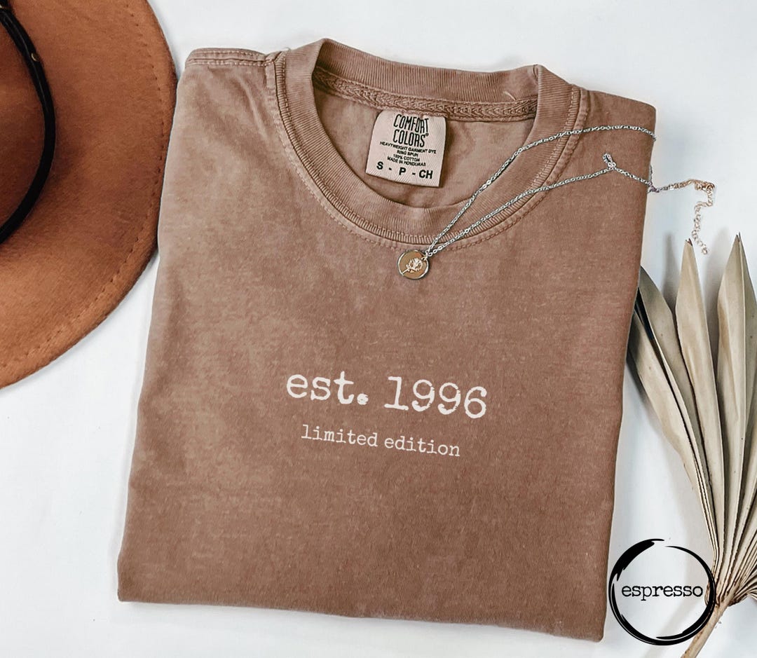 Est. 1996, 30th Birthday Shirt, Birthday Gift for 30th Birthday ...