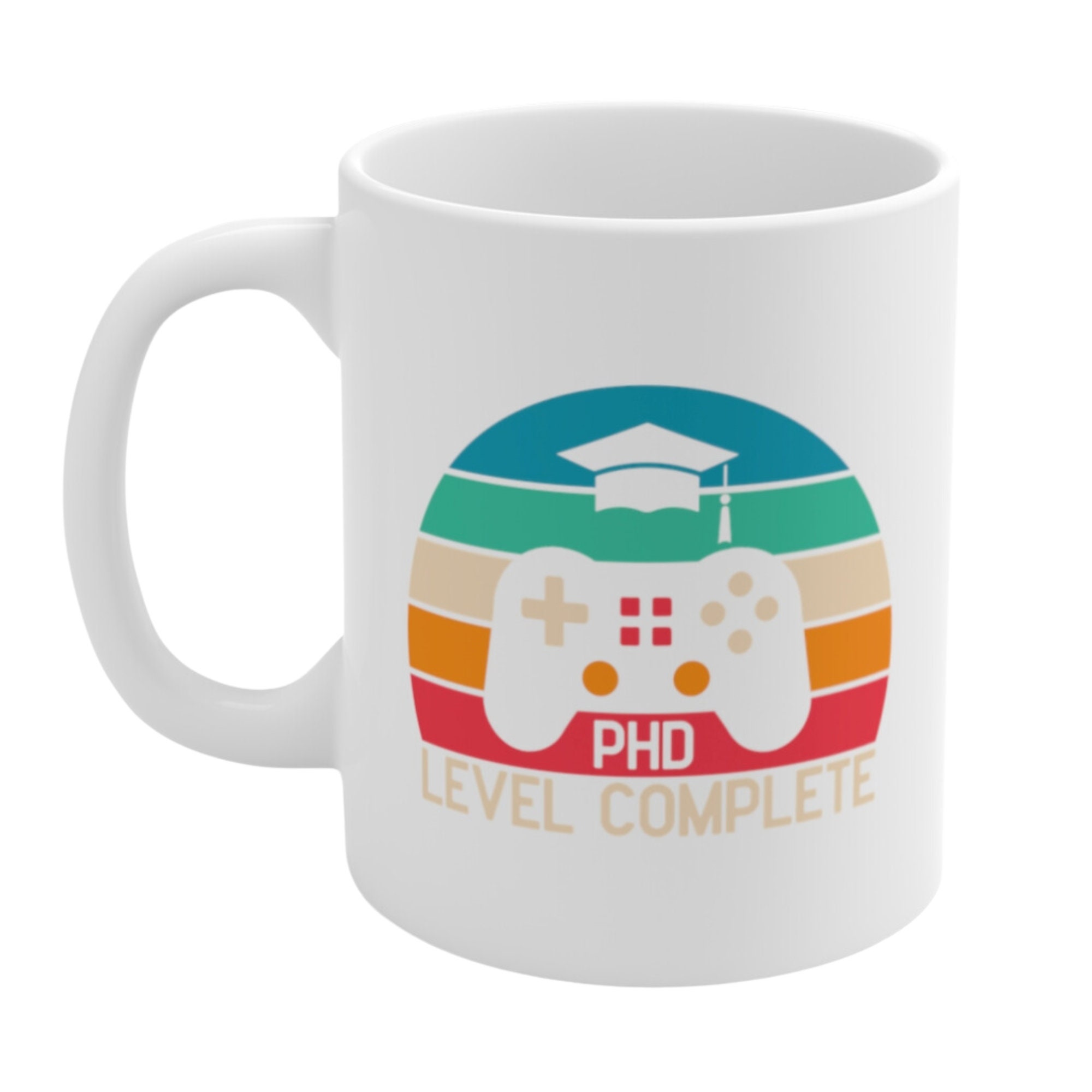 Custom Graduation Mug, PHD Level Complete, Gamer Mug, Graduation ...
