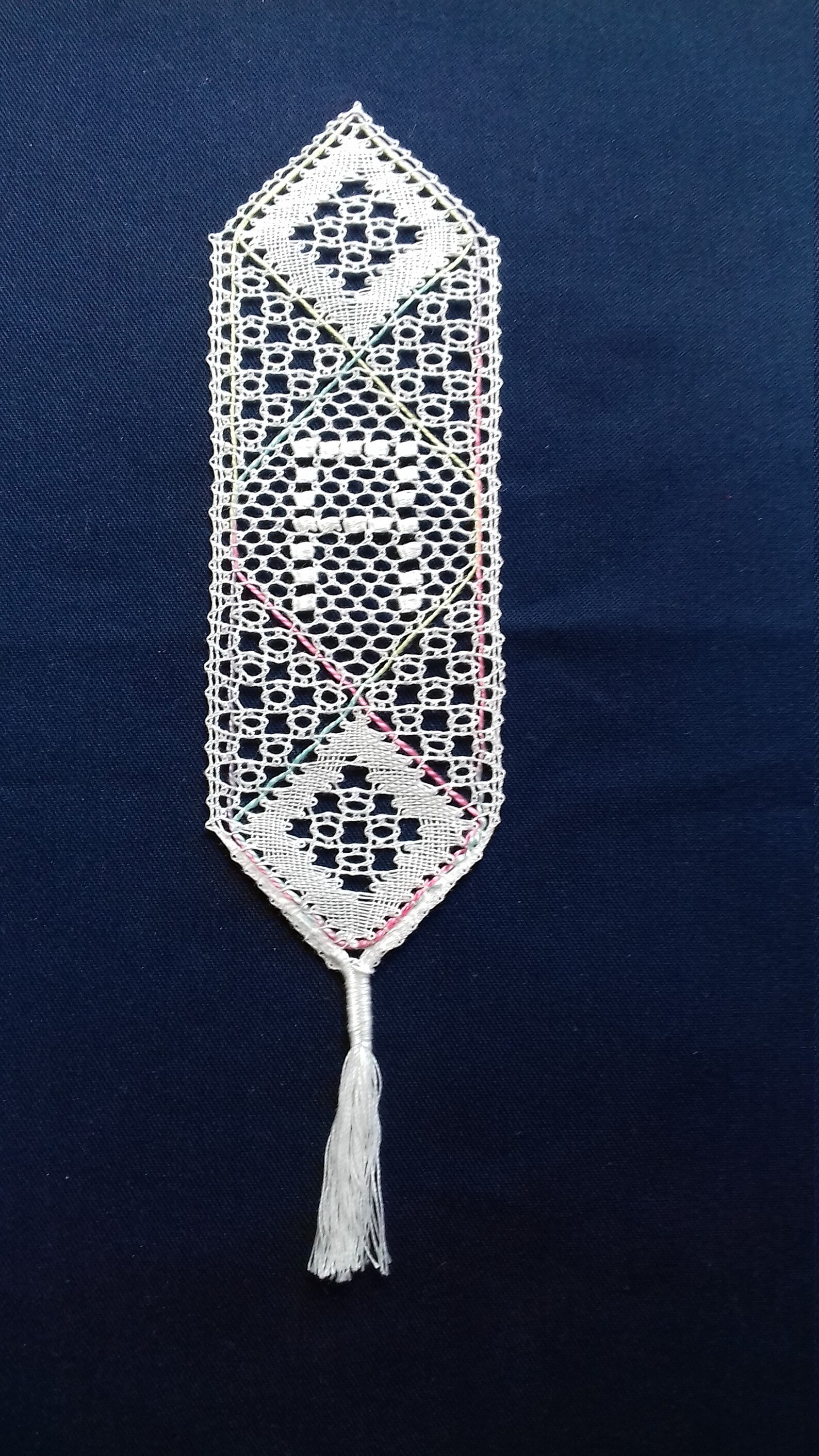 Bobbin Lace PDF Pattern for a Bookmark With Initial - Includes Torchon ...