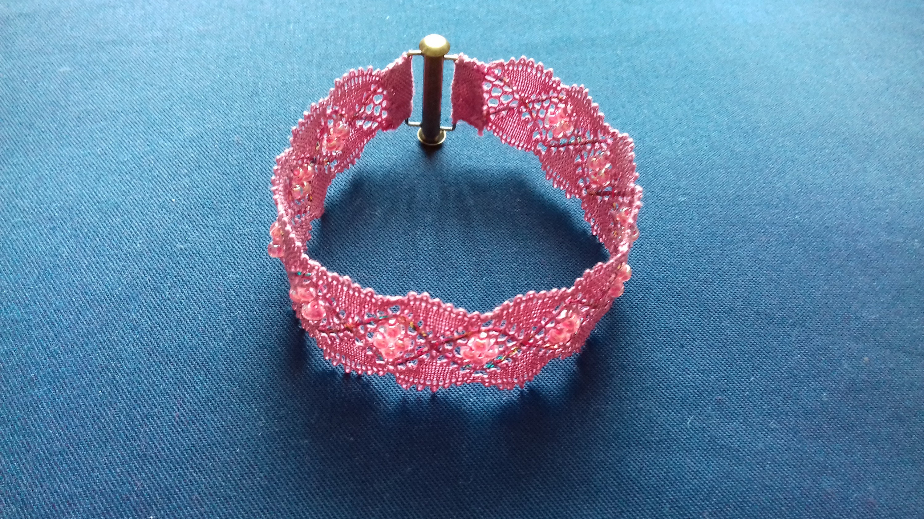Bobbin Lace Digital Pattern for a Bracelet With Gimp & Beads - Etsy
