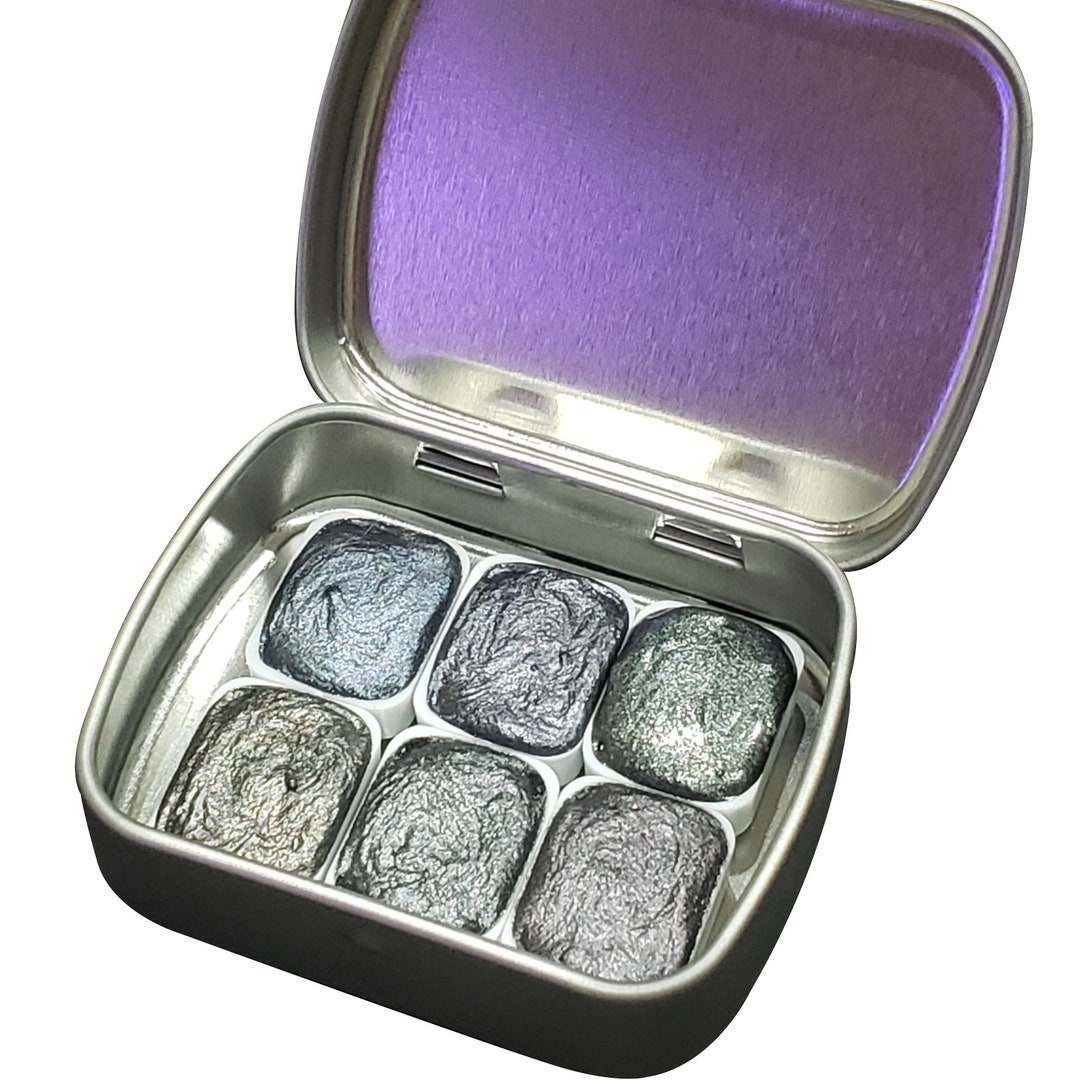 Gothic Series * Quarter Pan* Black Chameleon Watercolour Paint Set - Etsy