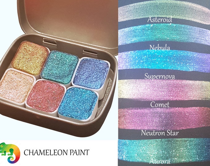 Galaxy Series *half Pan* Handmade Chameleon Watercolour Paint Artist ...