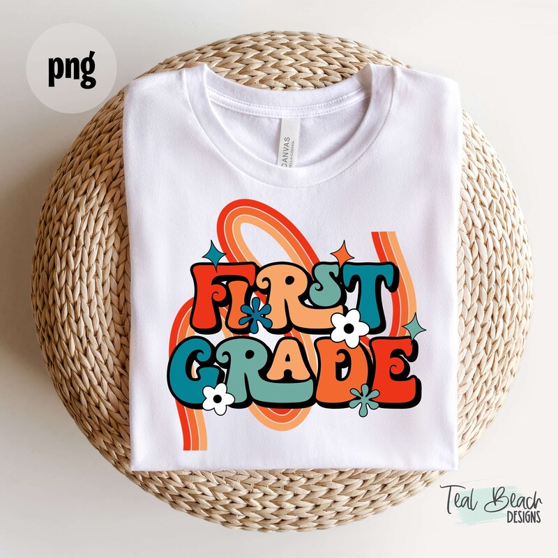 First Grade Shirt - Etsy