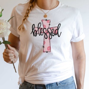 Blessed Png | Blessed Cross T-shirt | Christian Png | Religious Png ...