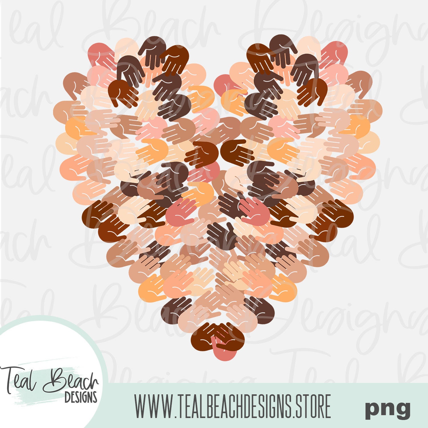 Heart for Diversity & Equality Digital Png File T-shirt | Etsy