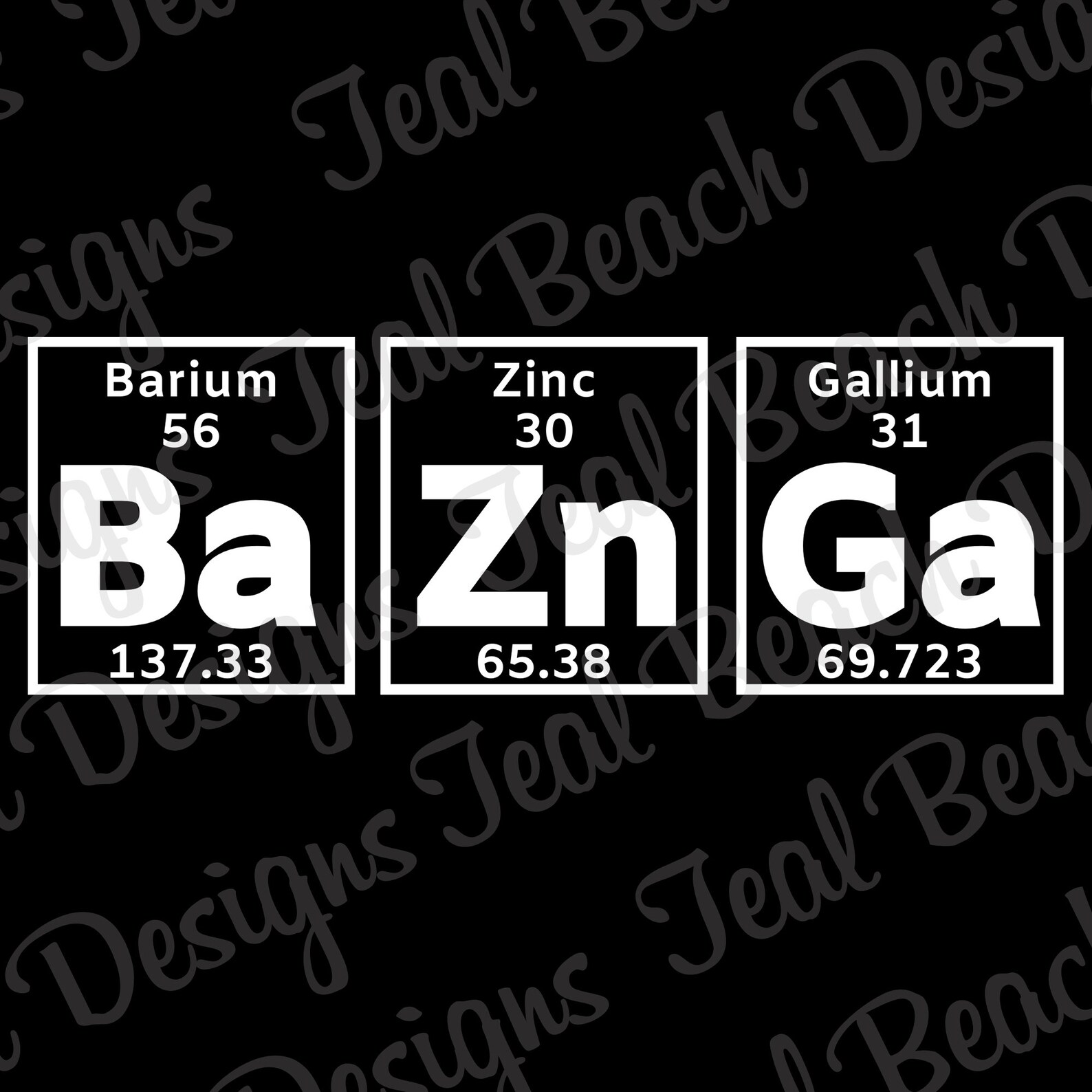 Bazinga Periodic Table Png Digital Png File T-shirt | Etsy