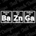 Bazinga Periodic Table Png Digital Png File T-shirt - Etsy