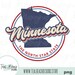 Retro Minnesota the North Star State Digital Png File - Etsy