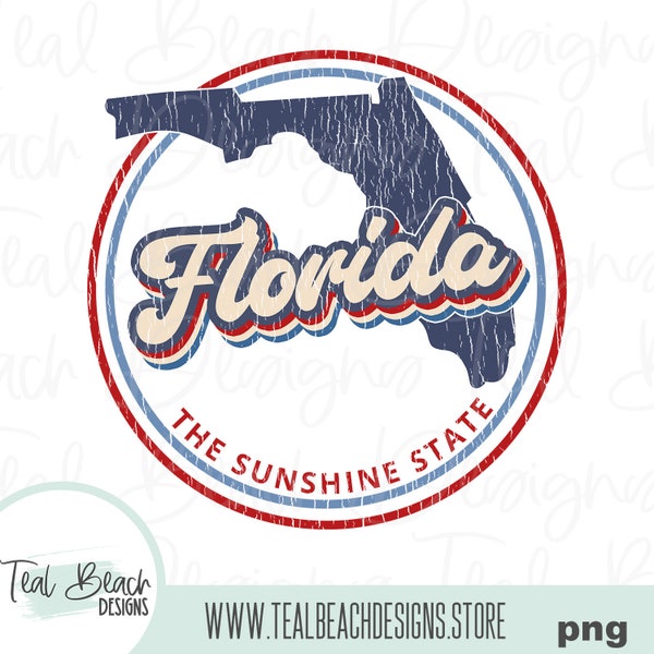 Florida the Sunshine State Shirt - Etsy