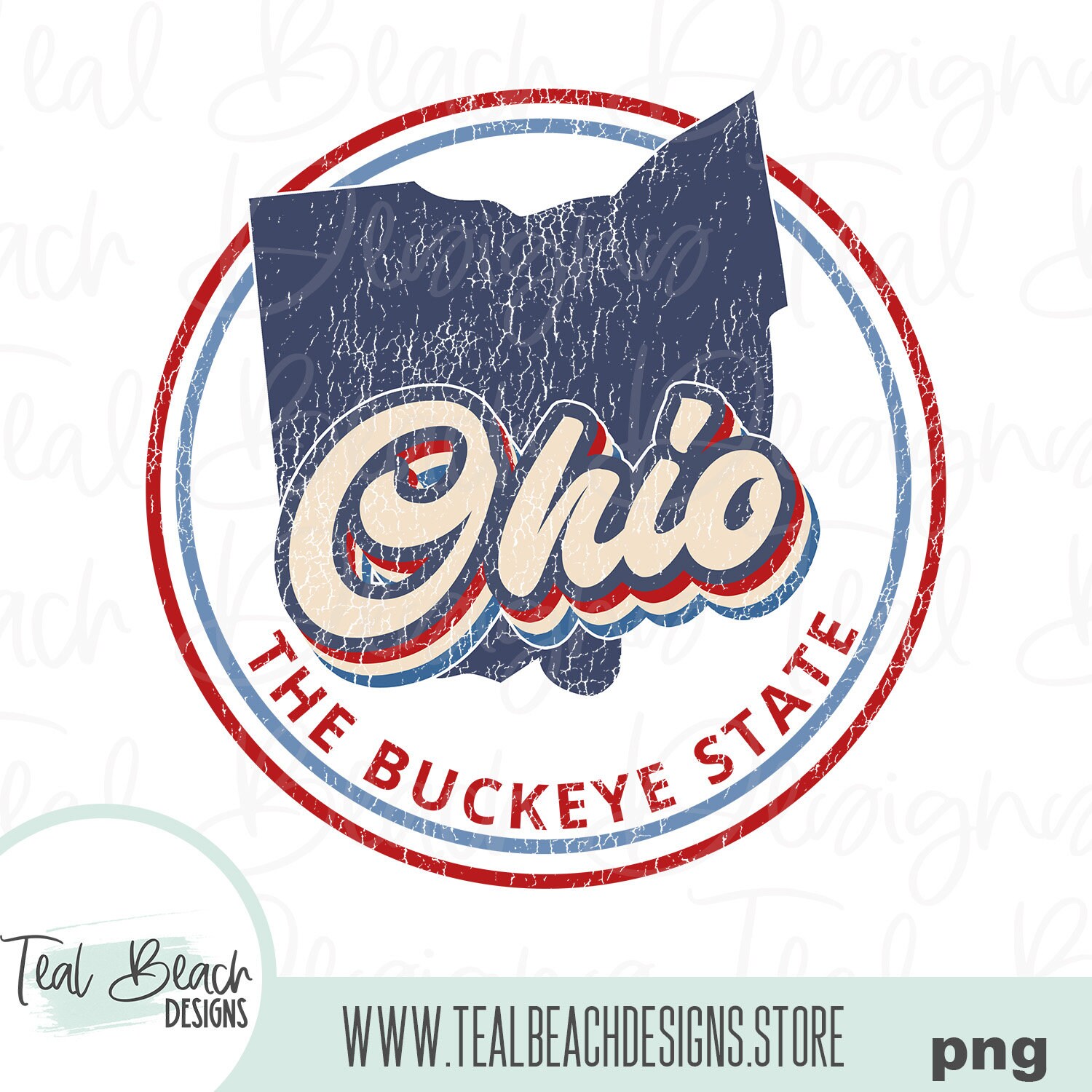 Retro Ohio Png the Buckeye State State of Ohio Ohio Png - Etsy