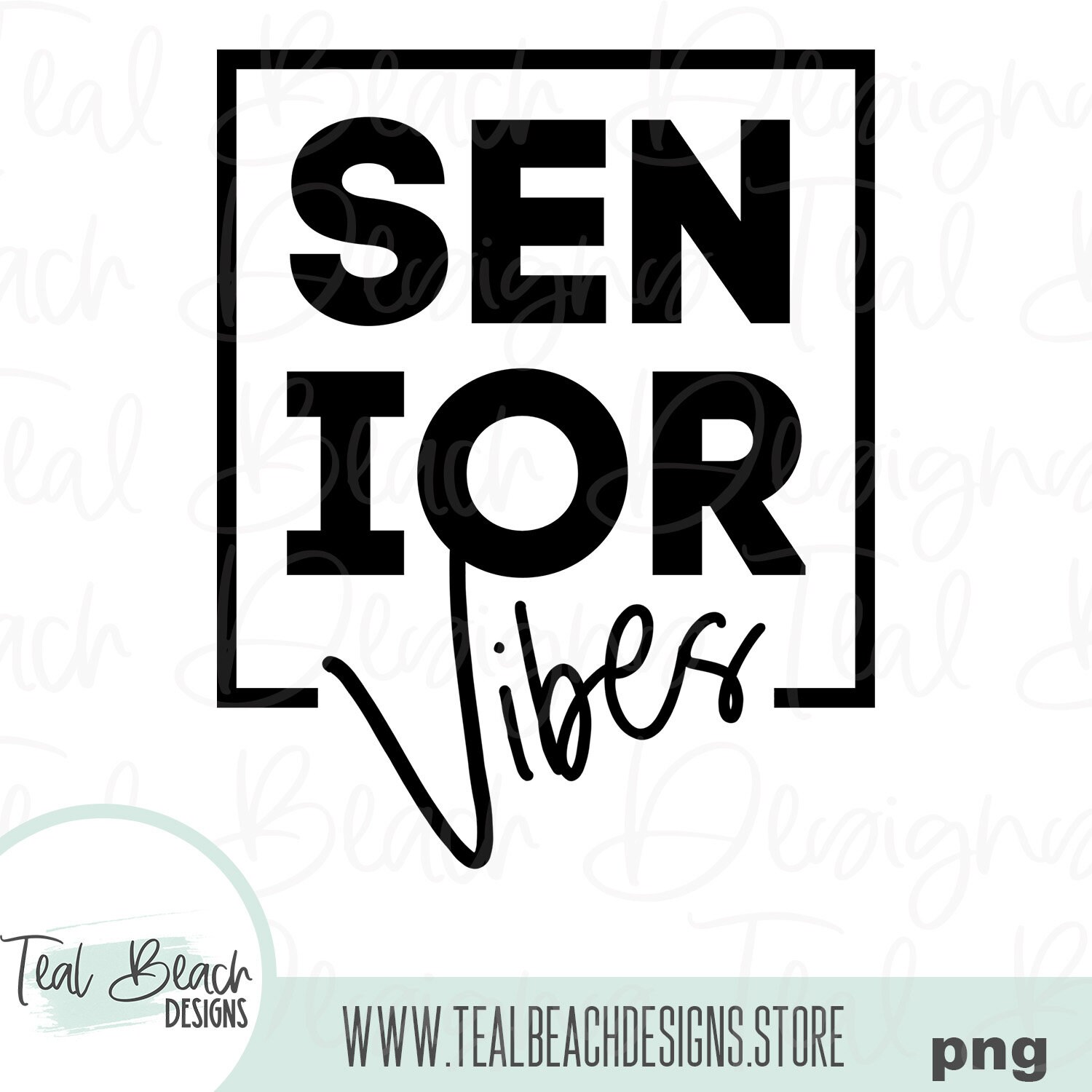 Senior Vibes Digital Png File T-shirt Sublimation Design - Etsy