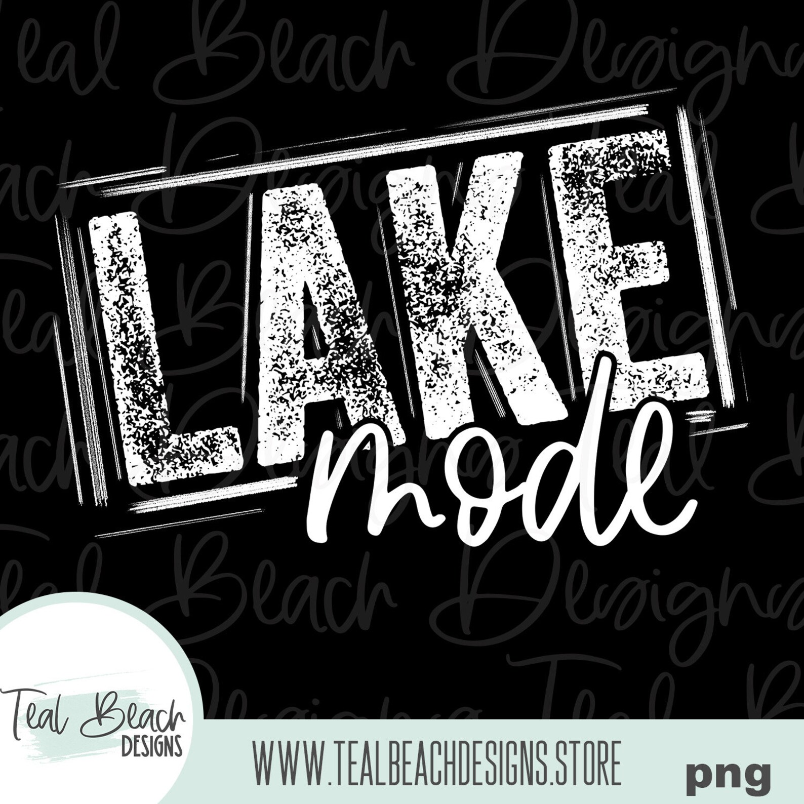 Lake Mode Distressed Png Summer Png Summertime Lake | Etsy