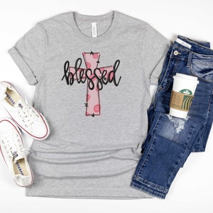 Blessed Png | Blessed Cross T-shirt | Christian Png | Religious Png ...