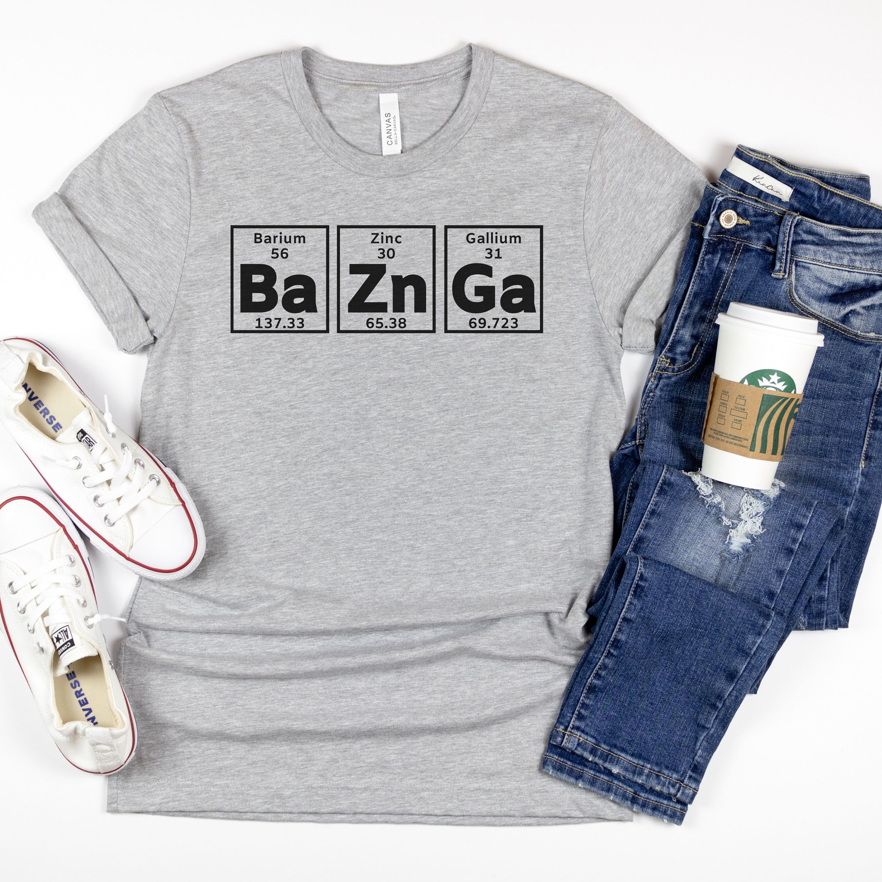 Bazinga Periodic Table Png Digital Png File T-shirt - Etsy