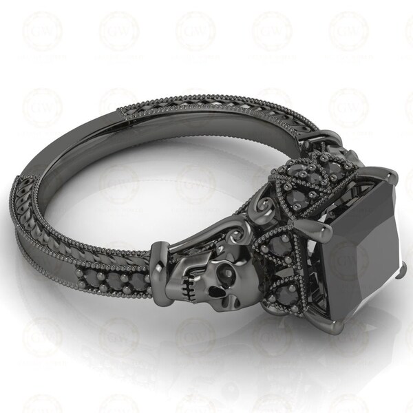 Princess Skull - Etsy