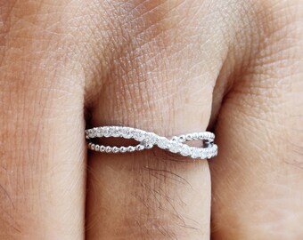 Twisted Wedding Band - Etsy