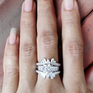 Ring Enhancer Ring Enhancers and Wraps 14K Gold Engagement - Etsy