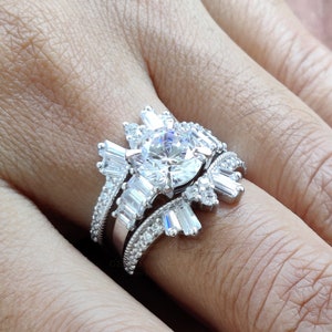 Ring Enhancer Ring Enhancers and Wraps 14K Gold Engagement - Etsy