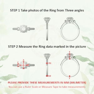 Moissanite Ring Guard, Double V Wedding Band Enhancer, Sterling Silver ...