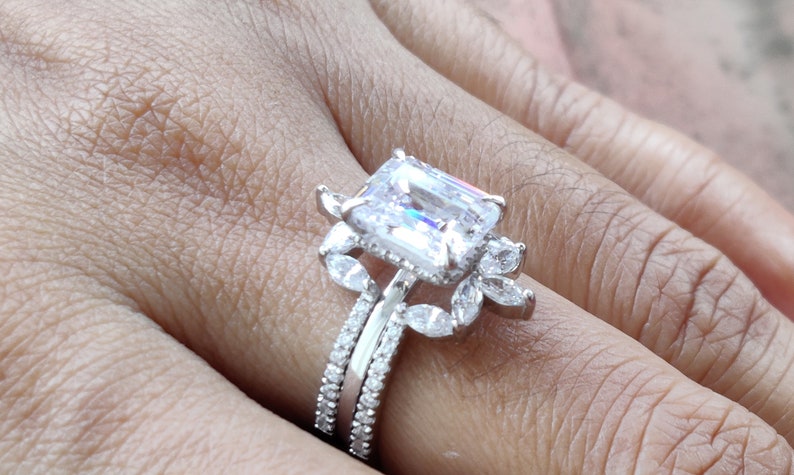 Ring Enhancer Ring Enhancers and Wraps Moissanite Ring - Etsy