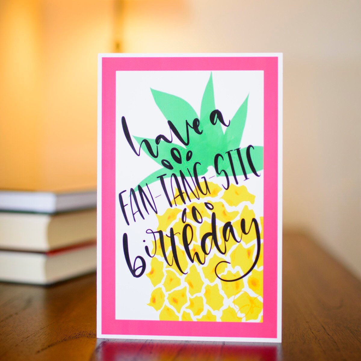Pineapple Birthday Card - Etsy
