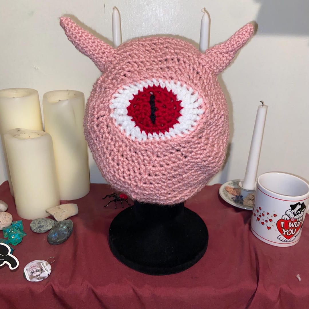 Crochet Beret (“eye C U” Variant) - Etsy