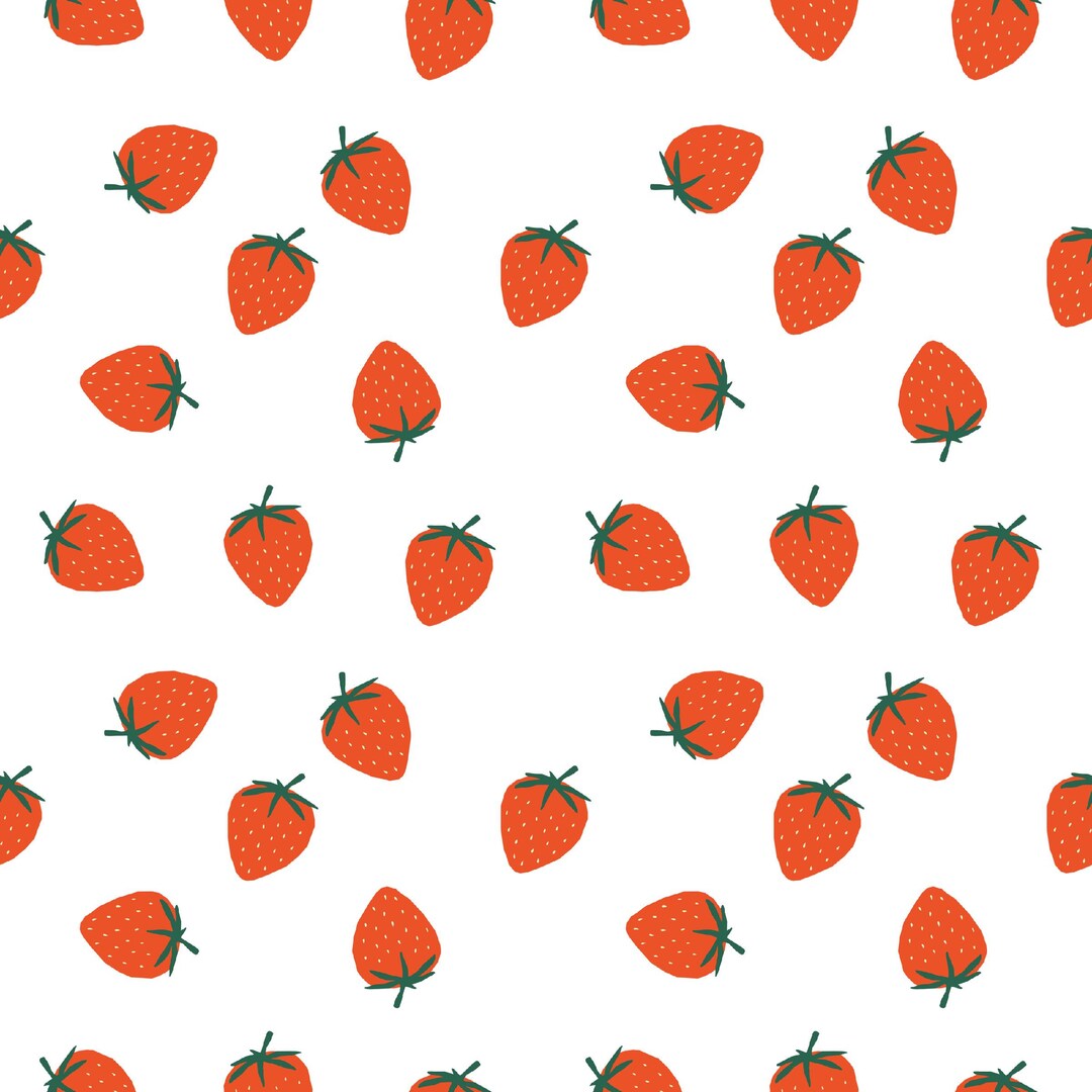 Strawberry Seamless Pattern, Kids Surface Repeat Pattern for Fabric and ...
