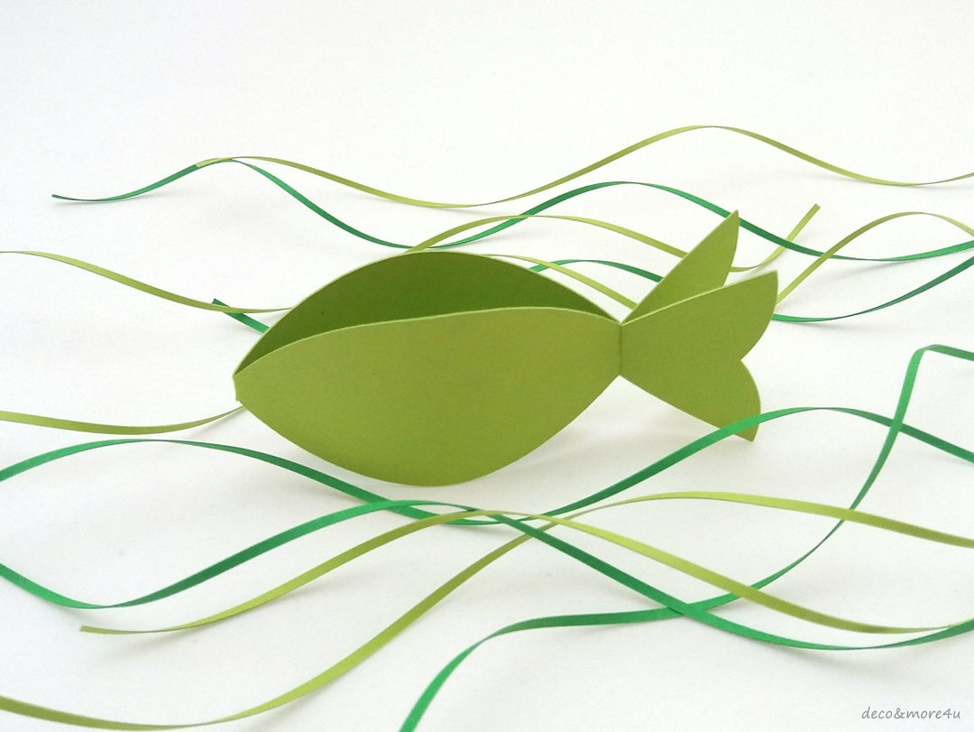 10 Stück - Tischkarte Fisch - Etsy.de