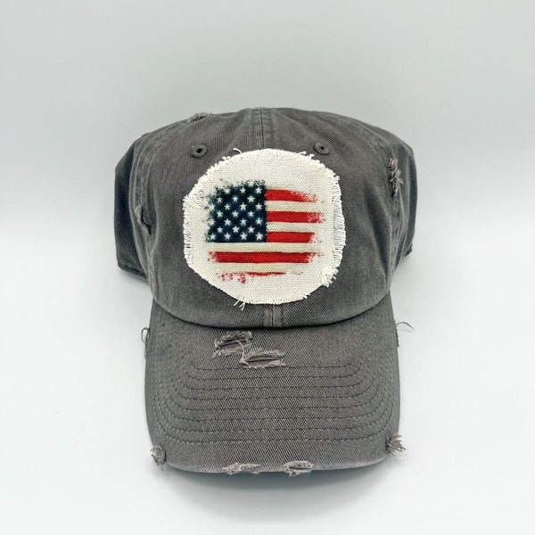 Distressed Hat - Etsy