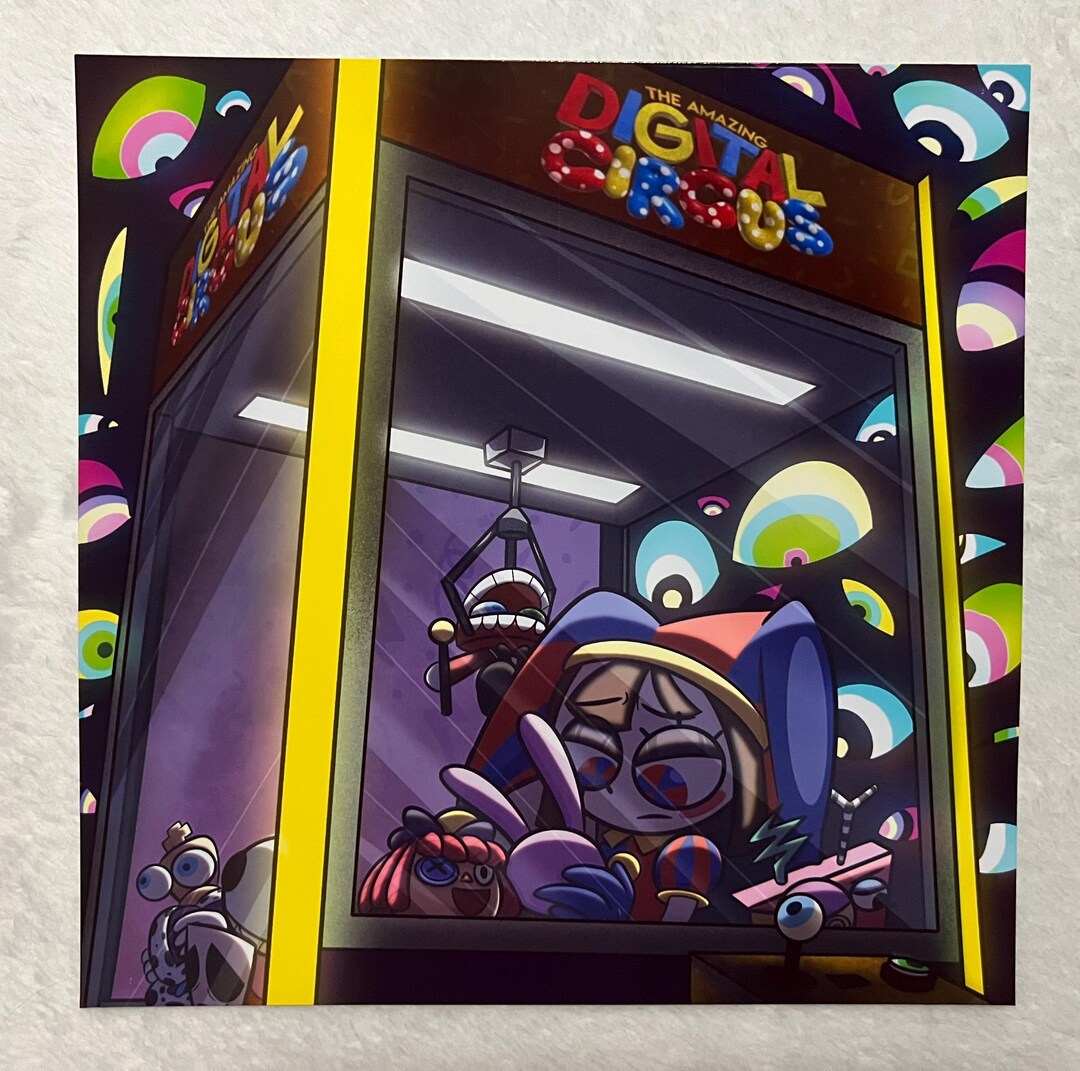 The Amazing Digital Circus Art Print: Pomni Claw Machine - Etsy