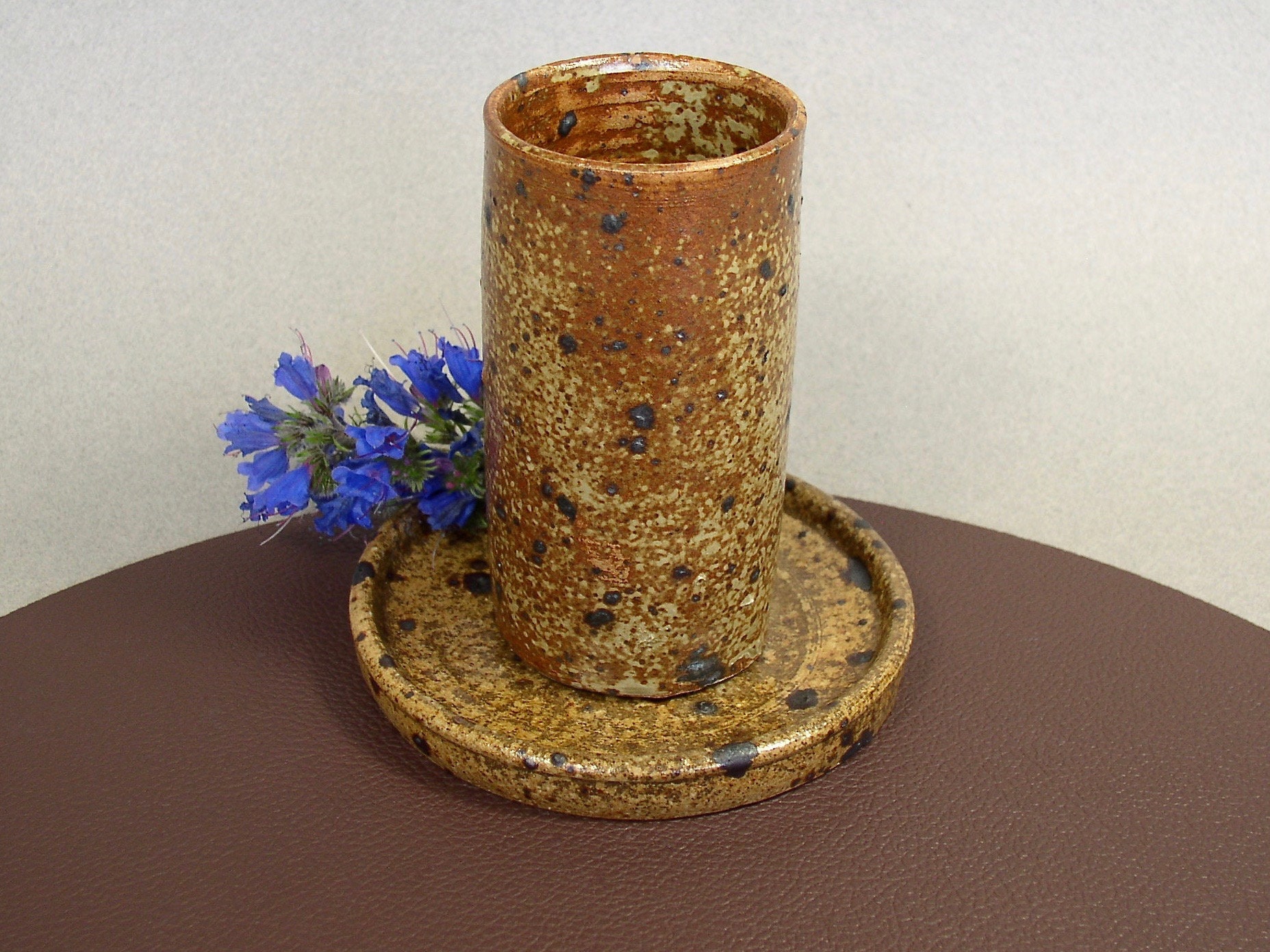 Pyrité Gres Glass.Vintage Glass and Coaster.Old Arenisca Drink - Etsy ...