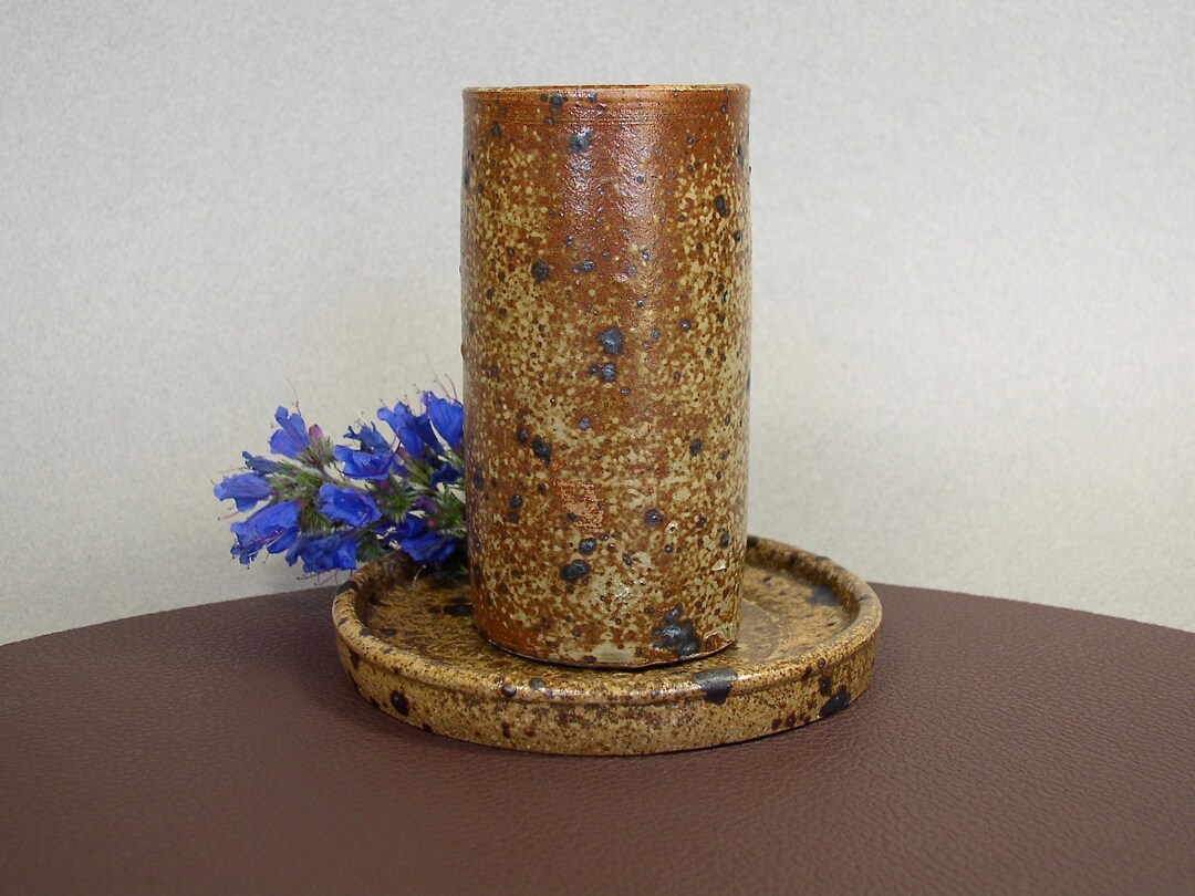 Pyrité Gres Glass.Vintage Glass and Coaster.Old Arenisca Drink - Etsy ...