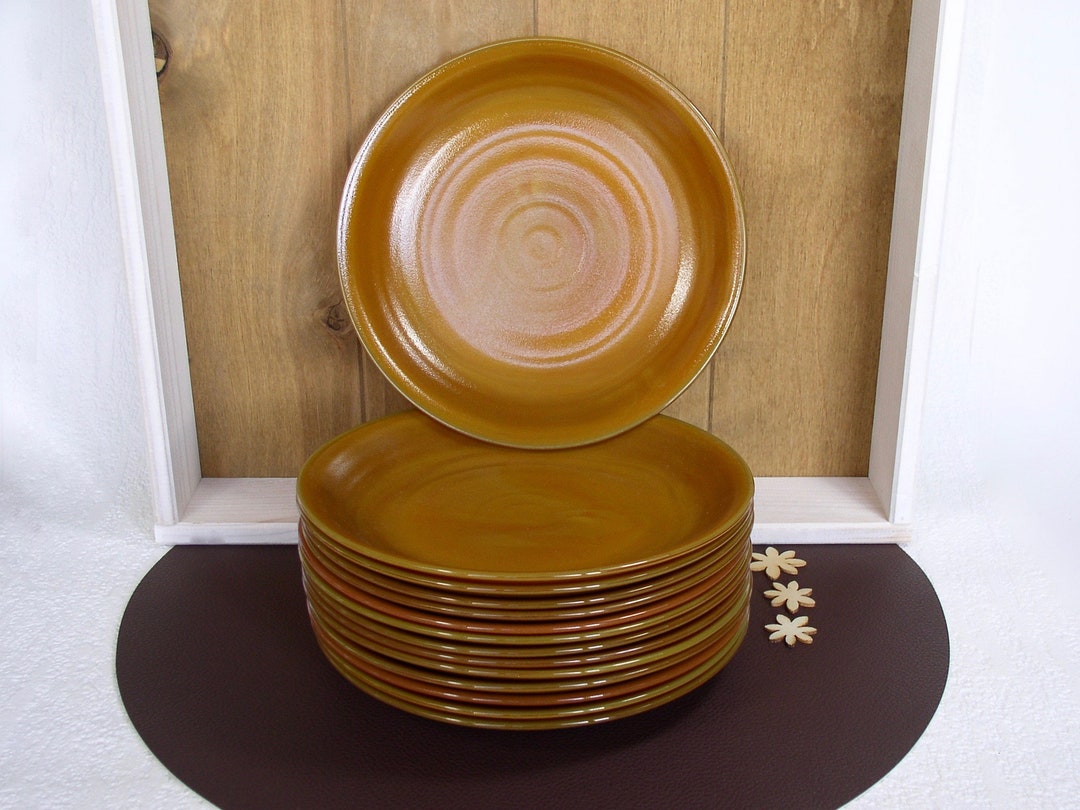 Arcopal, Volcano Plate.vintage French Plate.old Caramelized Color Plate ...