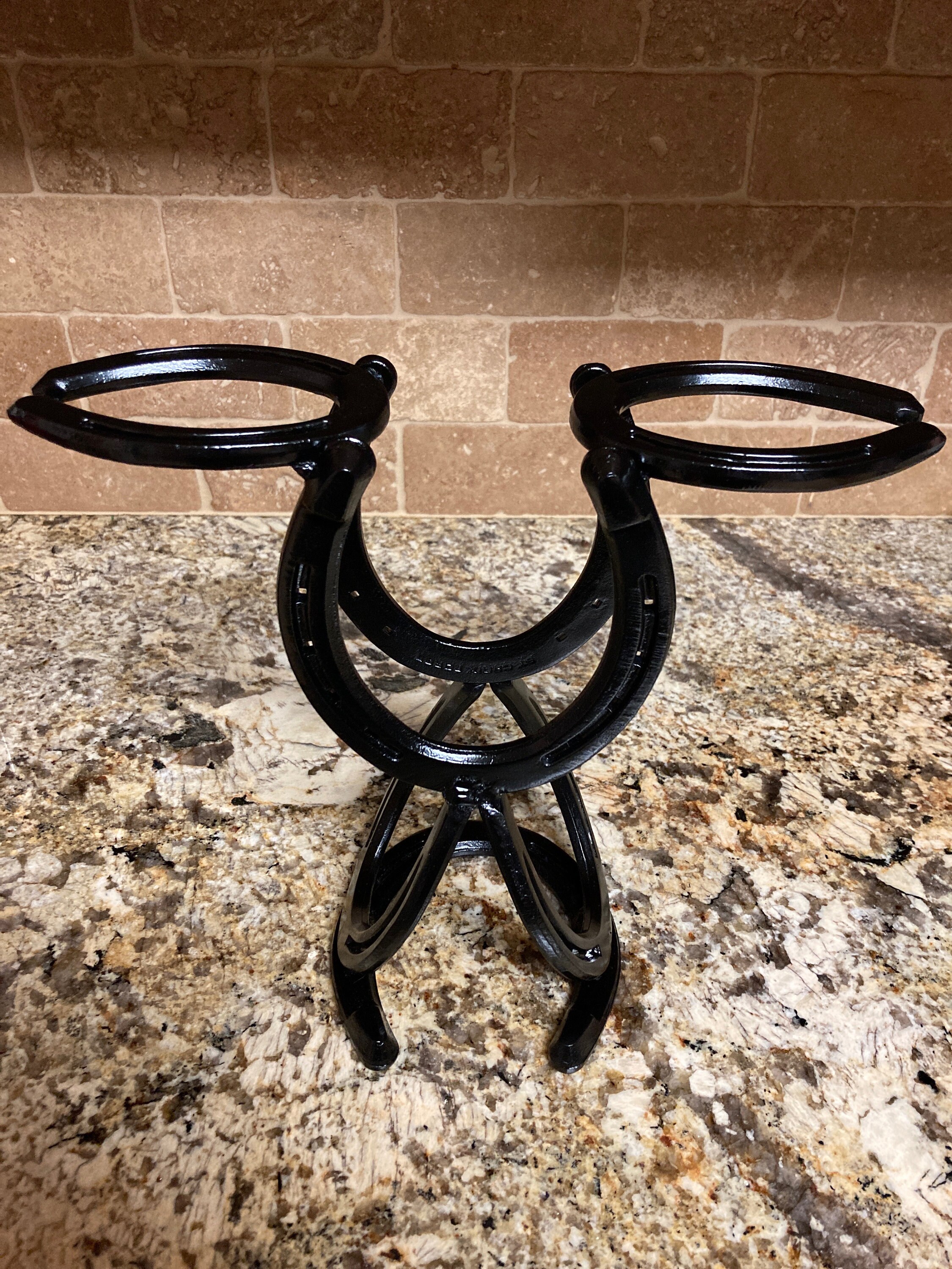 Single Horseshoe Wine Rack - Etsy