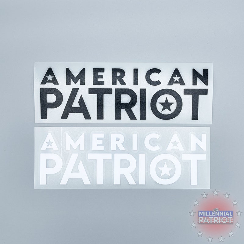 Patriotic Decal - Etsy