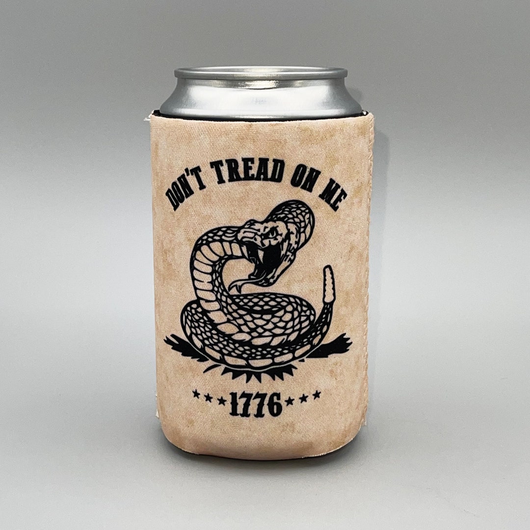 Don't Tread on Me Can Cooler, Don't Tread on Me Can Cozie, Don't Tread ...