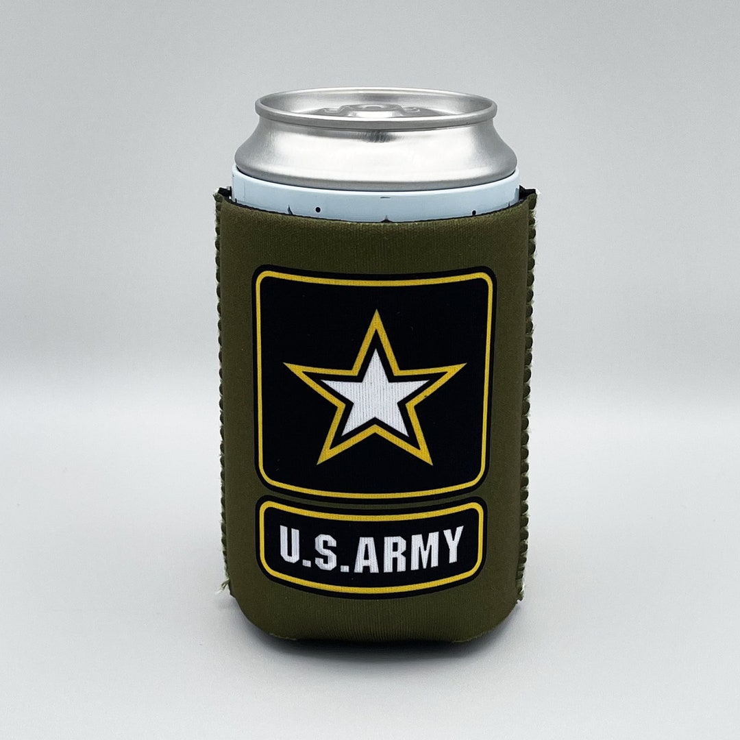 US Army Can Cooler, US Army Beverage Cooler, US Army Can Cozie ...