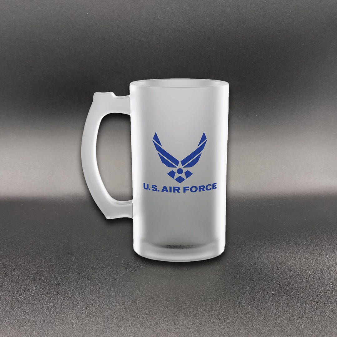 US Air Force Beer Stein, US Air Force Beer Mug, US Air Force Glass Mug ...
