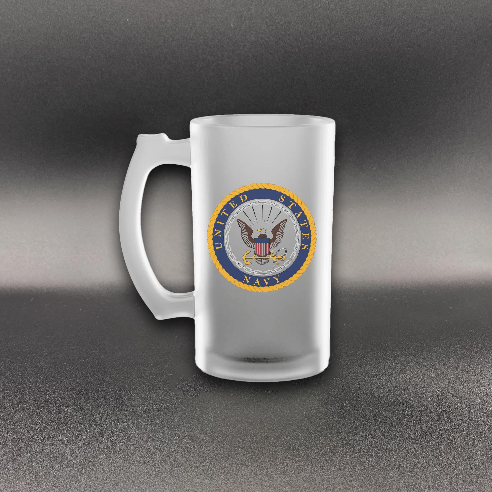 US Navy Beer Stein, US Navy Beer Mug, US Navy Glass Mug, Navy Beer Mug ...
