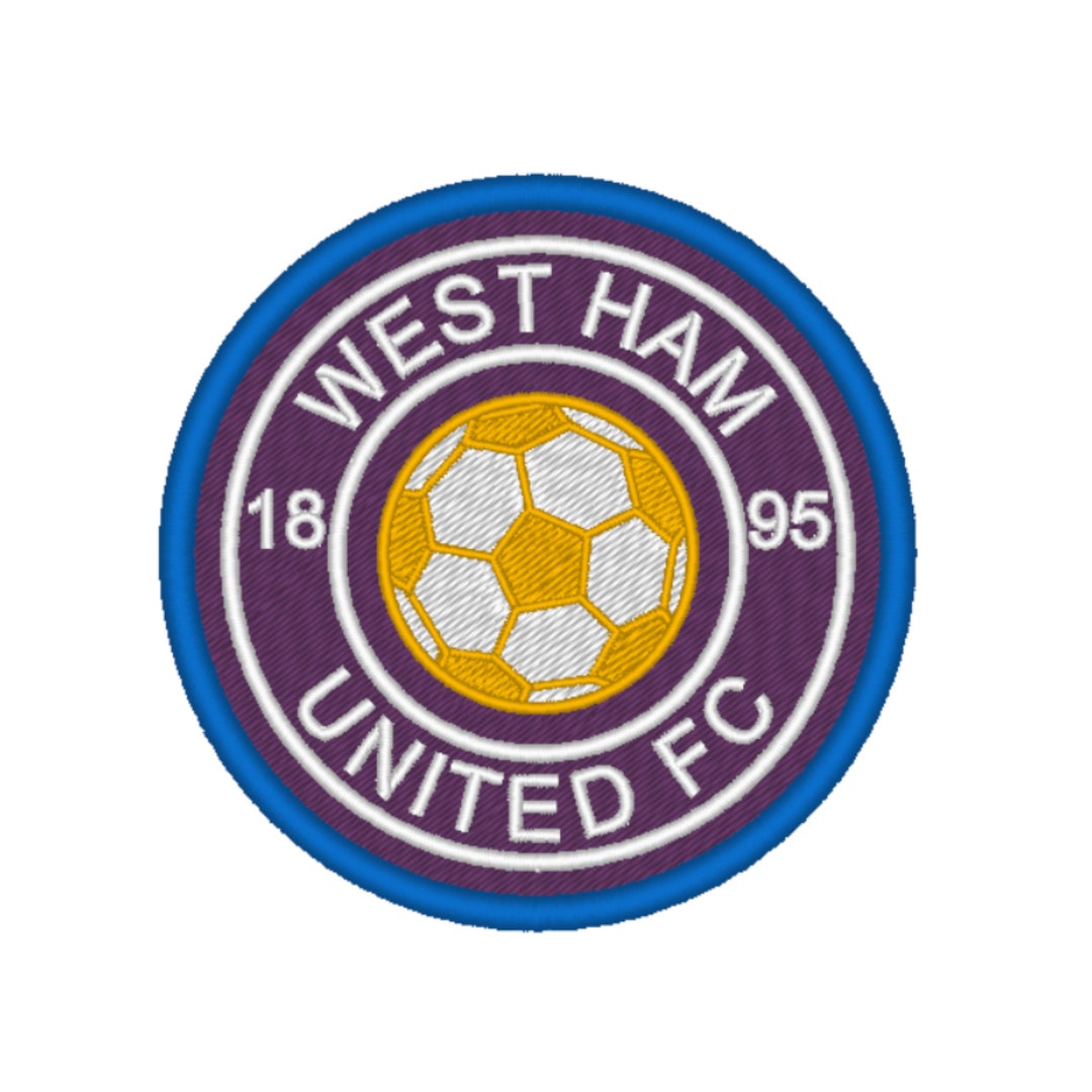 Embroidered Patch/badge. Football Team Badge - Etsy