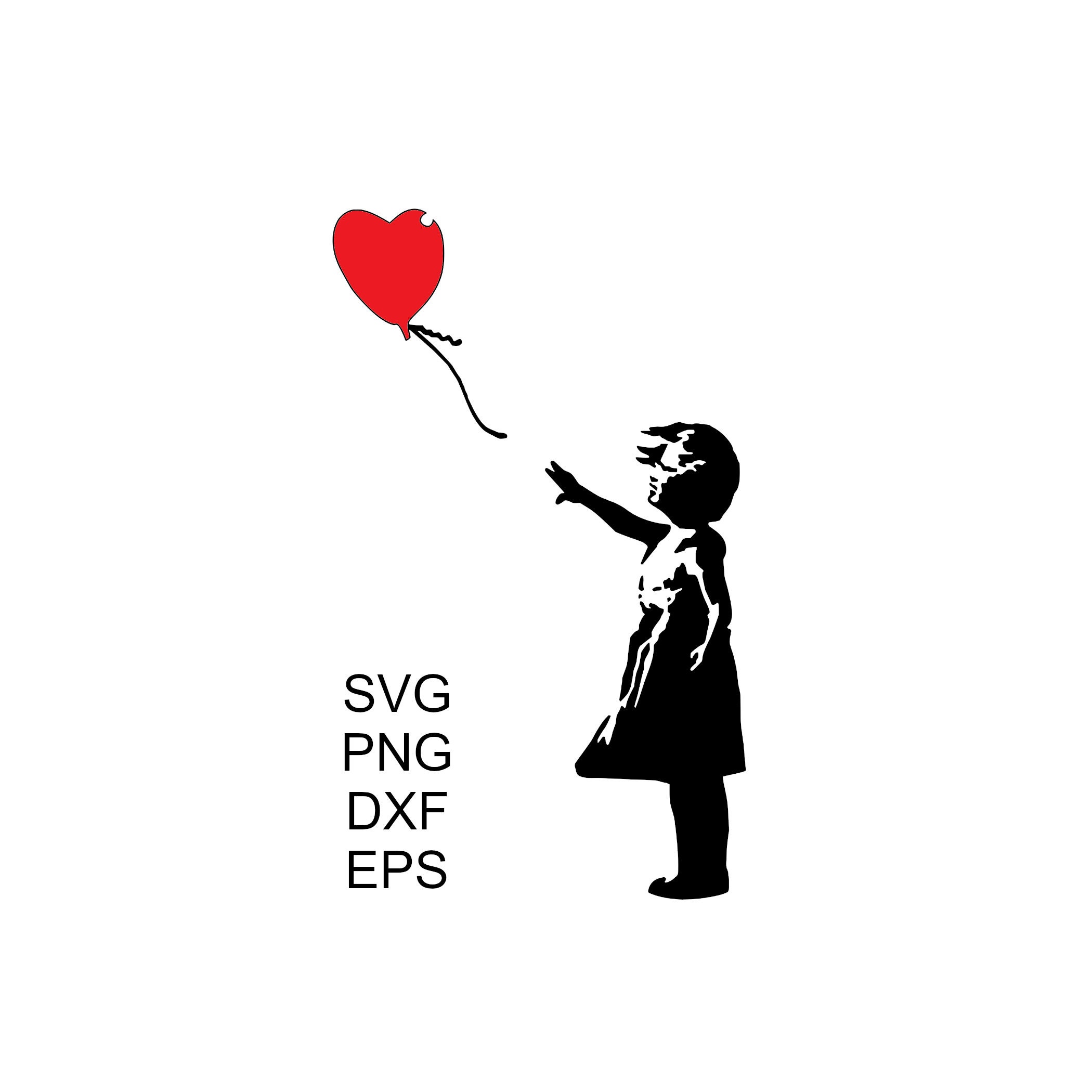 Banksy Balloon Girl Vector