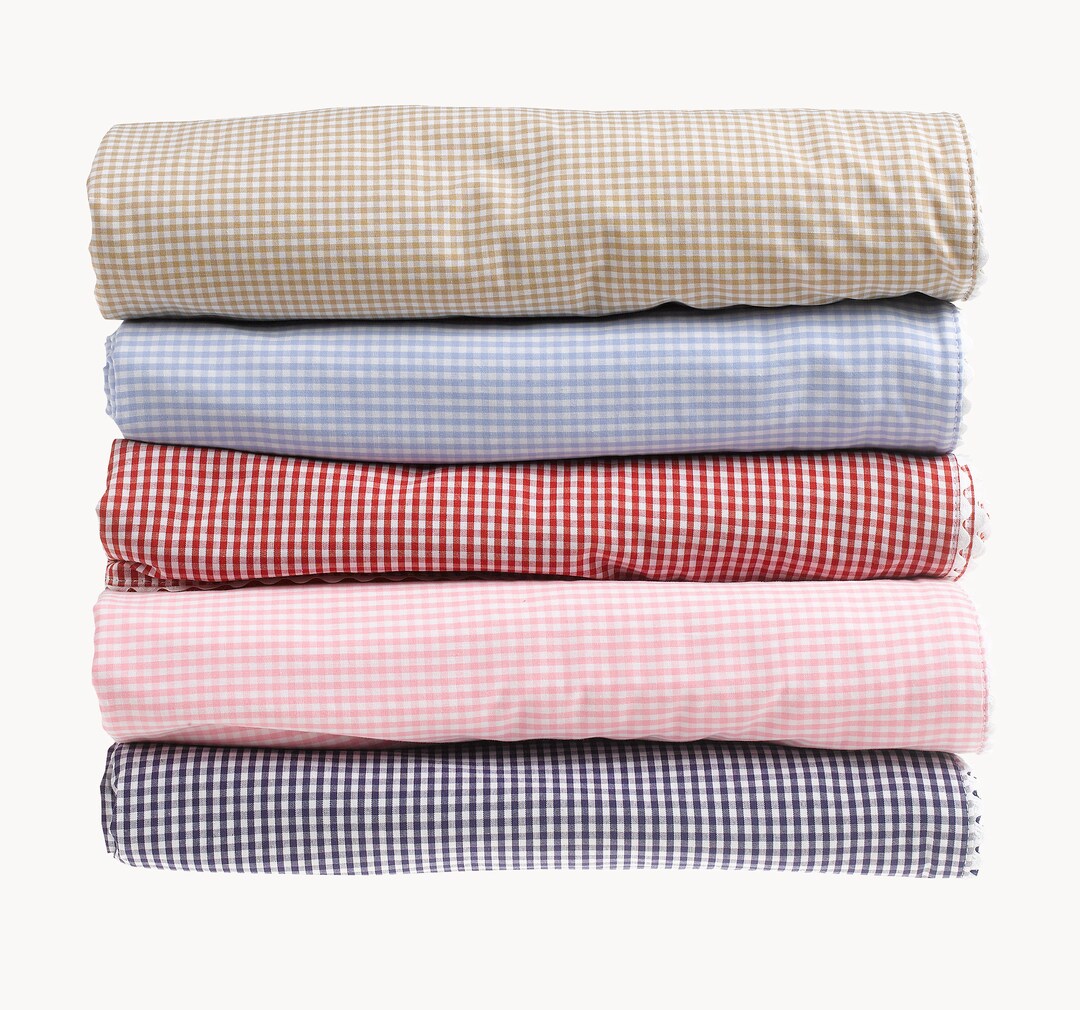 Bedspread Terry Cloth Check in 5 Colors - Etsy UK